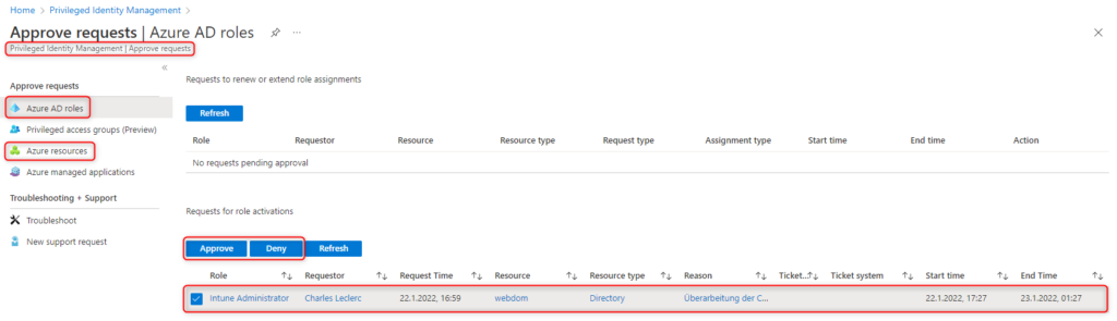 Privileged Identity Management (PIM): Request Azure Roles by User ...