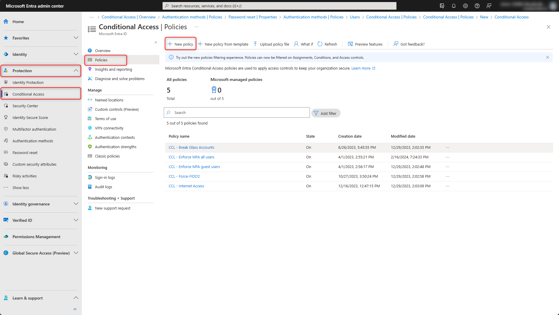 Microsoft Entra Conditional Access Block Authentication Flows