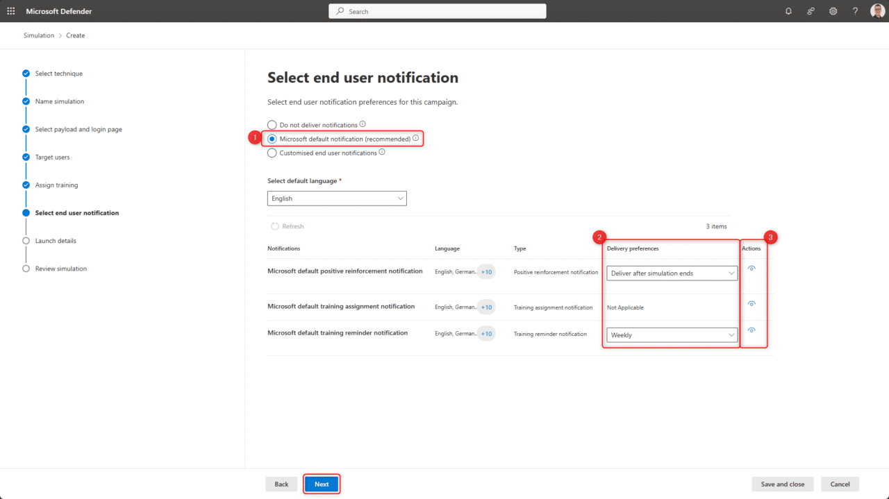 Microsoft Defender Angriffssimulationstraining: Sicherheitsbewusstsein ...